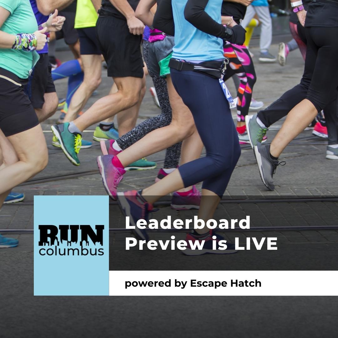 Leaderboard in Final Stages of Development - RUNColumbus Race Series